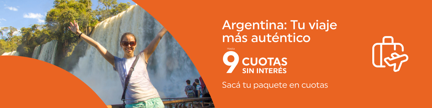 Paquetes Turísticos por Argentina - 9 cuotas sin interés | ALMUNDO